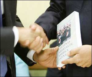 What8217;s in an Obama-Chavez handshake? News Archive News - The Indian ...