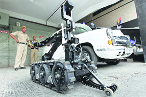 Delhi gets a robocop | Delhi News - The Indian Express