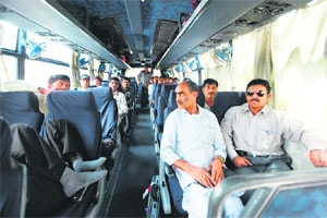 Air India Express? Boarding at IGI,buses to Varanasi,train to Patna ...