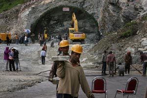 Rohtang Tunnel work begins | India News - The Indian Express