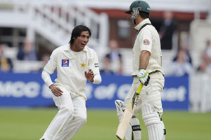 Aamer warned for making physical contact with Ponting News Archive News ...