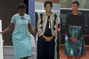 Michelle Obama wins India with her understated style | Entertainment ...