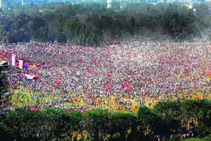 Left march for poll begins | Lucknow News - The Indian Express