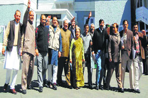 Congress walks out before CM s reply | Chandigarh News - The Indian Express