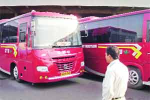 Red AC buses go off roads within city | Chandigarh News - The Indian ...