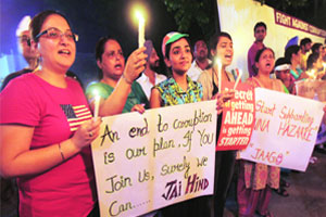 Anna fever catches on,PAU gate no 2 epicentre of protests | Ludhiana ...