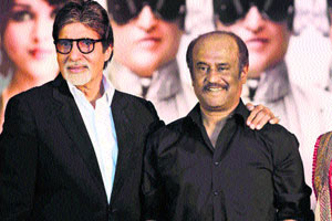 Amitabh Bachchan wishes Rajinikanth on birthday | Entertainment-others ...