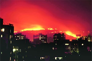 Forest fire on Pashan hill raged close to ammo stock | Pune News - The ...