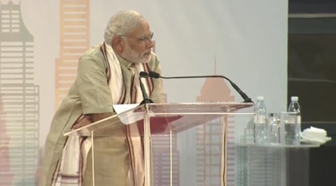 PM Modi’s UAE visit: In Dubai heat, packed stadium on its feet | India ...