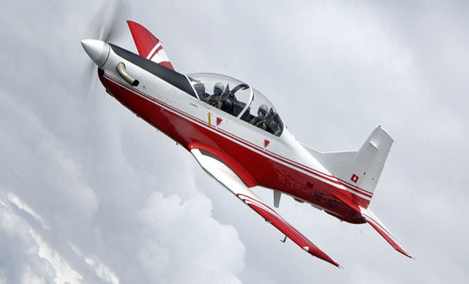 IAF inducts Swiss basic trainer aircraft Pilatus PC-7 MK II | India ...