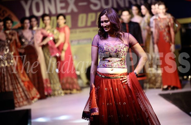 Saina Nehwal,Jwala Gutta turn ramp scorchers | Sports Gallery News ...