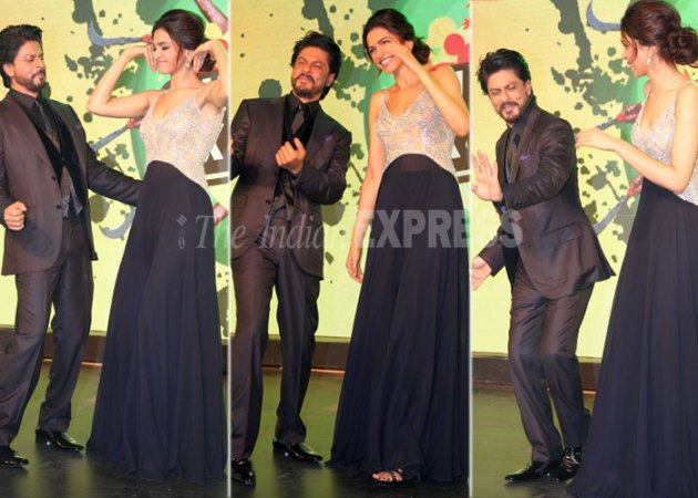 Shahrukh Khan,Deepika Padukone launch the music of Chennai Express ...