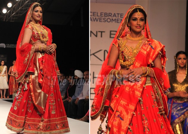 Lakme Fashion Week: Bollywood brides Sonal Chauhan,Ishaa Koppikar ...