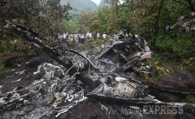 Five killed as private chopper crashes near Mumbai | Picture Gallery ...