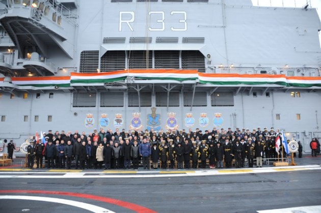 Aircraft carrier INS Vikramaditya inducted into Indian Navy | Picture ...