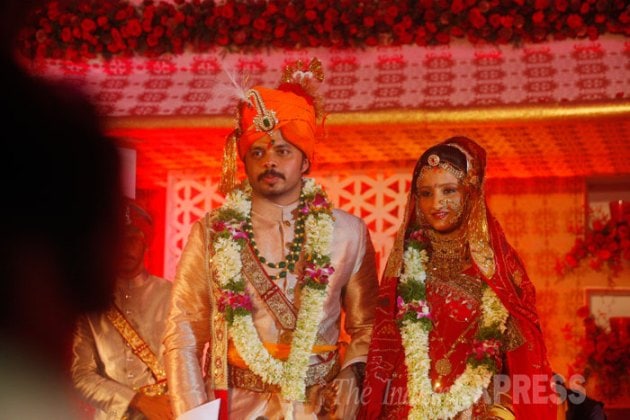 Sreesanth,Bhuwneswari’s marriage reception | Sports Gallery News - The ...