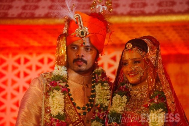Sreesanth,Bhuwneswari’s marriage reception | Sports Gallery News - The ...