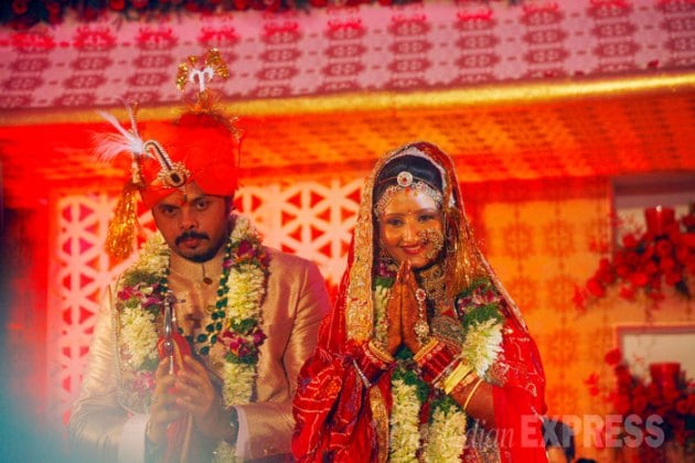 Sreesanth,Bhuwneswari’s marriage reception | Sports Gallery News - The ...