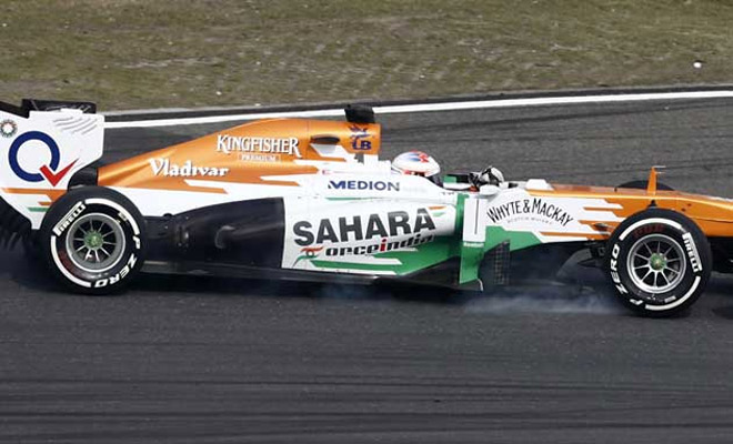 Sahara Force India completes 100th Grand Prix,fetches double score ...