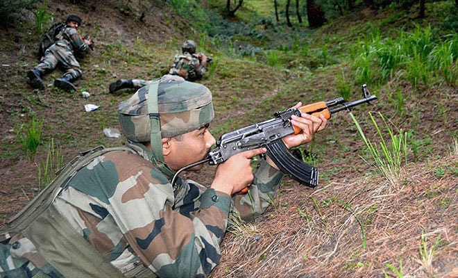 Pakistani Troops Attack Indian Post Along Loc Kill Five Army Men