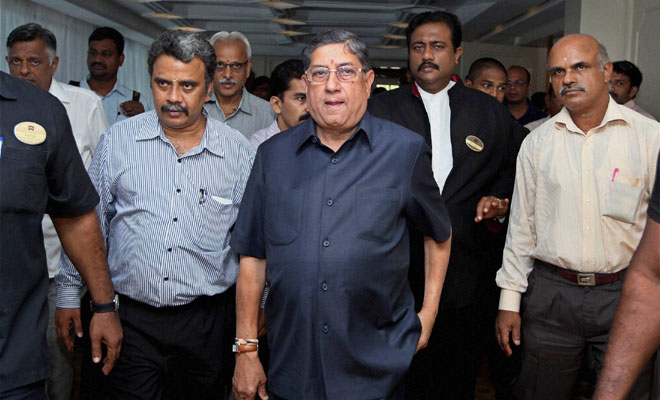 Uncertainty over N Srinivasan attending BCCI Working Committee meeting ...