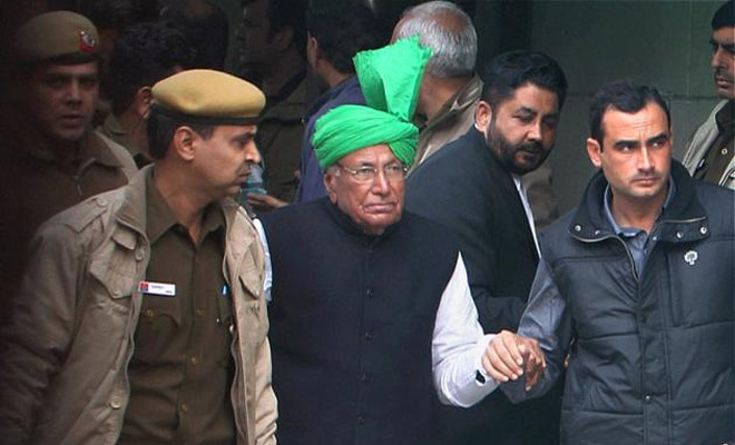 Teachers’ recruitment scam: Chautala surrenders before Tihar jail ...