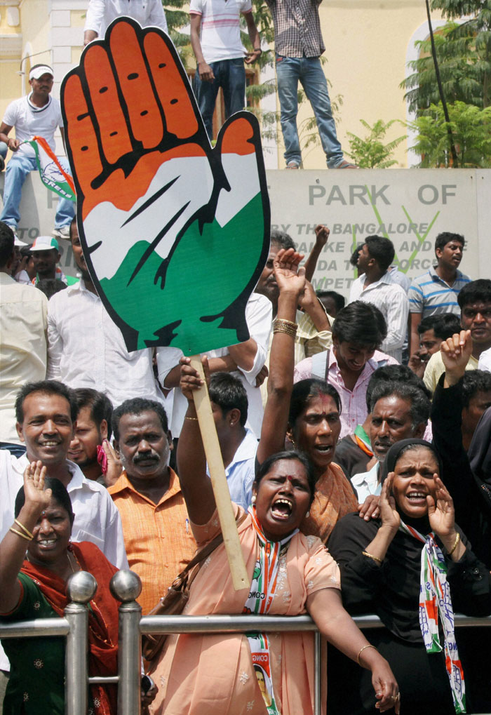 Today in Pics: Congress celebrates Karnataka win | Picture Gallery ...