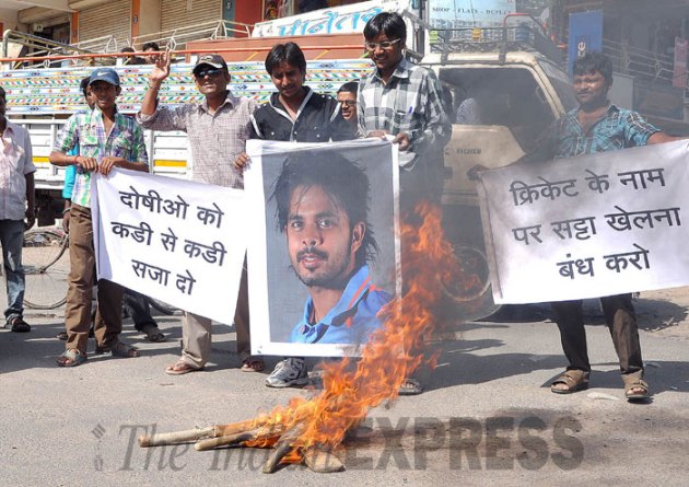 Today in pictures: Sreesanth and two more arrested in IPL spot-fixing ...