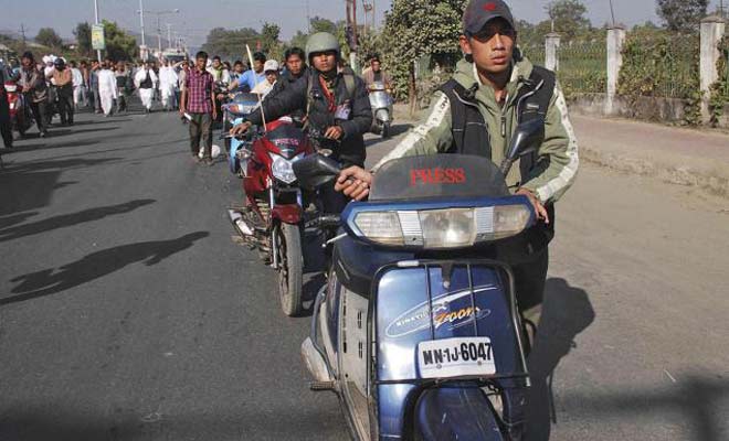 General strike cripples normal life in Manipur,transport services ...