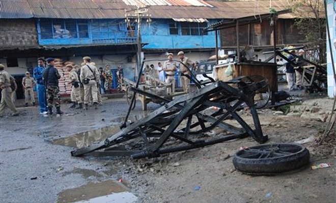 2 killed,7 injured in bomb blast near Manipur CM’s residence in Imphal ...