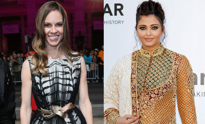 Hillary Swank coming to India for amfAR gala,will meet Aishwarya Rai ...
