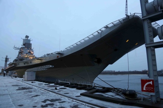 Aircraft carrier INS Vikramaditya inducted into Indian Navy | Picture ...