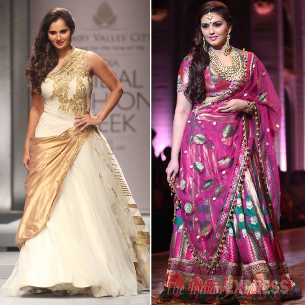 Sania Mirza,Huma Qureshi dazzle on the ramp | Entertainment Gallery ...