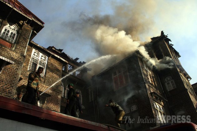 Major fire at heritage ‘Gorton Castle’ building in Shimla | Picture ...