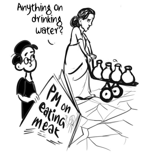 Business As Usual by E P Unny, April 2024 | E. P. Unny Cartoons Gallery News - The Indian Express