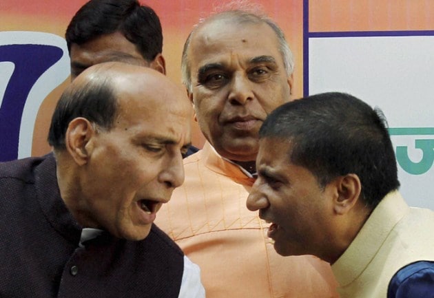 Former Congress Leader Jagdambika Pal Artiste Raju Srivastava Join Bjp