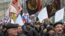 Mass rally in Moscow in support of Russian invasion of Ukraine | World ...
