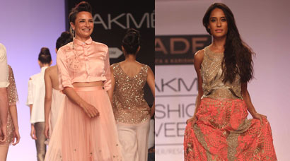 Lakme Fashion Week 2014: Lisa Haydon, Adhuna Akhtar take to the ramp ...