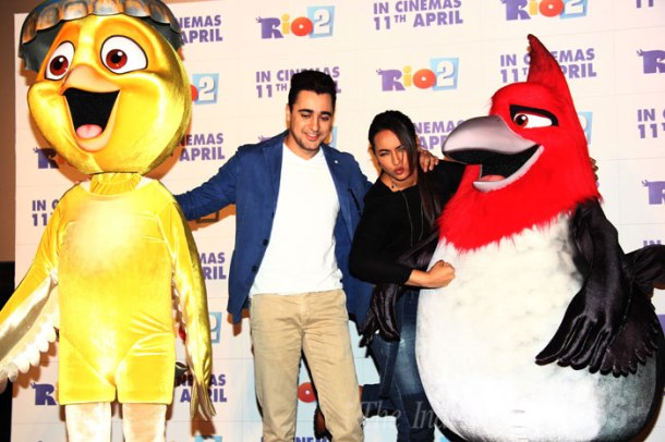 PHOTOS: Imran Khan, Sonakshi Sinha’s fun outing at the ‘Rio 2’ trailer ...