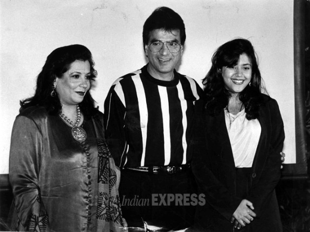 Jeetendra’s birthday dinner with his sister and daughter Ekta Kapoor ...