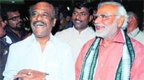 Narendra Modi meets superstar Rajinikant at his residence in Chennai ...