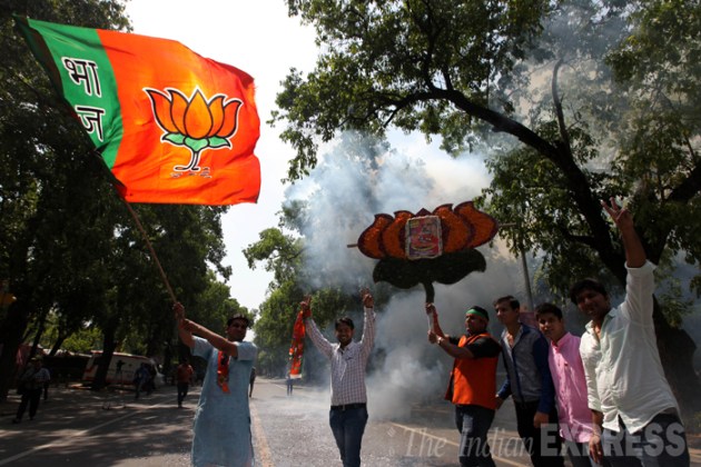 Celebrations break out as BJP registers historic win | Picture Gallery ...