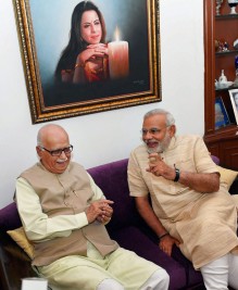 Narendra Modi meets L K Advani | Picture Gallery Others News - The ...