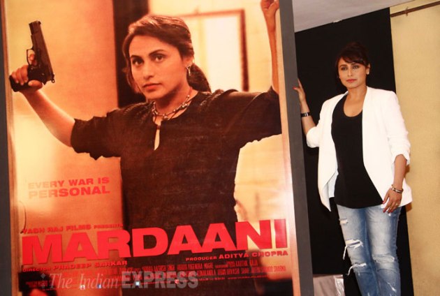 New cop on the block: Rani Mukerji launches ‘Mardaani’ trailer ...