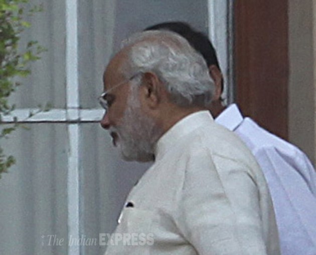 Narendra Modi enters Lok Sabha amid thumping of desks | Picture Gallery ...