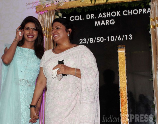 Priyanka Chopra unveils street named after father on his death ...