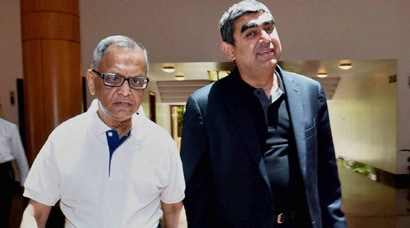 Chairman Narayan Murthy steps down as Infosys names first external CEO ...