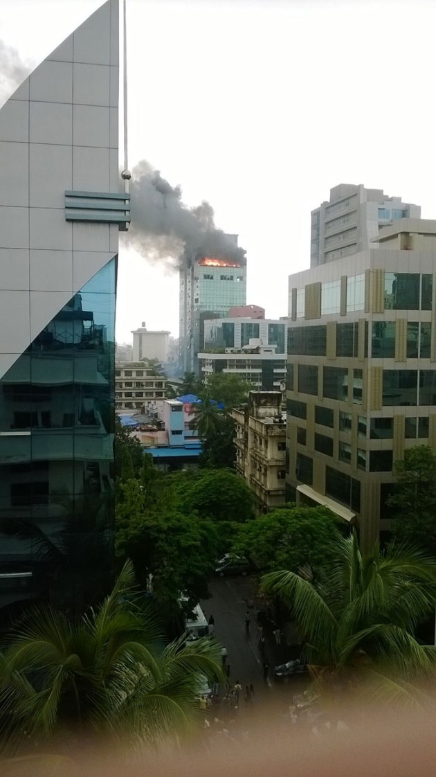 Today in pics: Fire in Mumbai’s commercial building | Picture Gallery ...