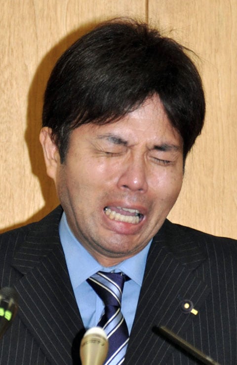 Video of Japan politician weeping goes viral | World News - The Indian ...