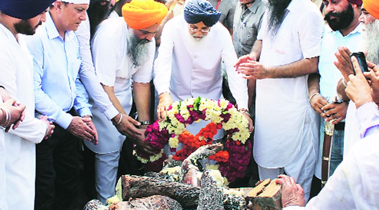 Talwandi cremated with state honours | Ludhiana News - The Indian Express